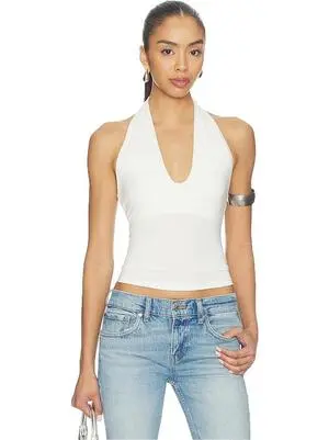 SKIMS Halter Neck Top - Egret
