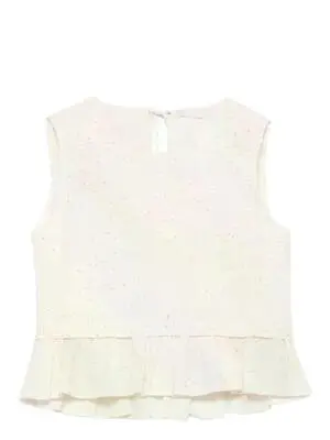 Liu Jo Floral Sequin Blouse - Neutrals