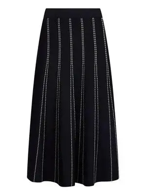 LIU JO Striped A-Line Skirt