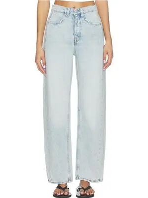 Free People X We The Free Truro Baggy Puddle Jean - Blue