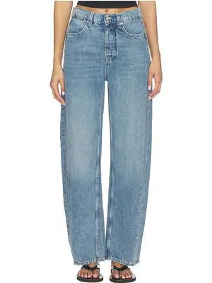 Free People X We The Free Baggy Puddle Jeans - Blue