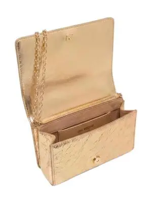 Moschino Metallic Chain Shoulder Bag - Gold