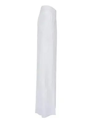 Rick Owens Panelled Wide-Leg Trousers White