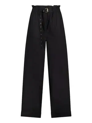 Liu Jo Belted Trousers - Black