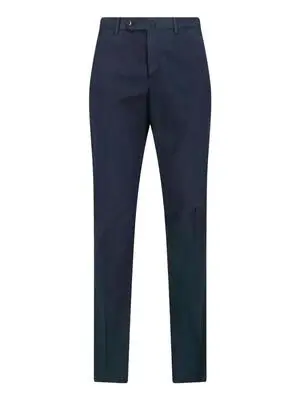 PT TORINO Button Trousers - Blue