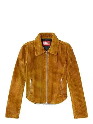 DIESEL® Corduroy Zip Jacket - Brown