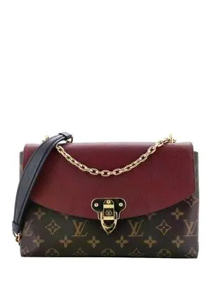 LOUIS VUITTON Saint Placide Handbag Monogram Canvas And Leather Shoulder Bag - Brown