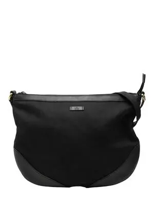 Gucci Canvas Crossbody Bag - Black