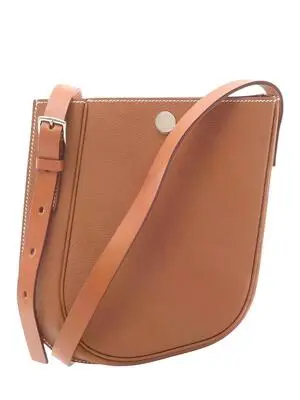 Hermès 2022 Togo Perspective Cavaliere 21 Crossbody Bag - Brown