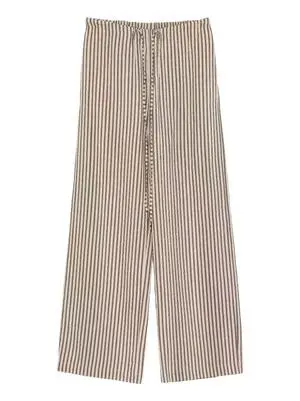 ALYSI Striped Trousers Neutrals