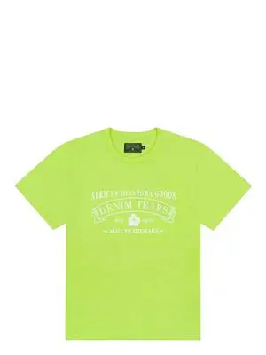 DENIM TEARS Adg Logo-graphic T-shirt Green