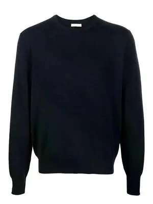 THE ROW Crew Neck Cashmere Sweater - Blue