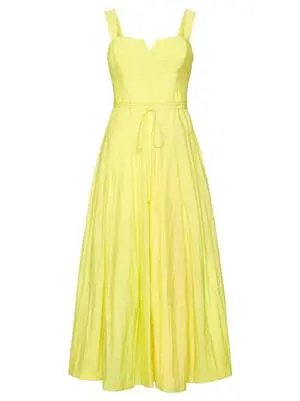 Cinq À Sept Jerome Flared Dress - Yellow