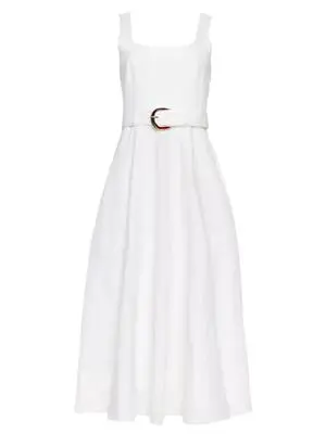 Cinq À Sept Cambree Denim Dress - White