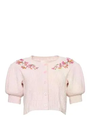 Cinq À Sept Millicent Cropped Cardigan - Pink