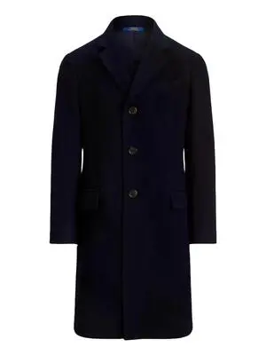 POLO RALPH LAUREN Button Melton Topcoat
