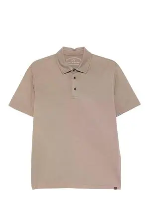 Paul & Shark Buttoned Short-sleeve Polo Shirt Neutrals