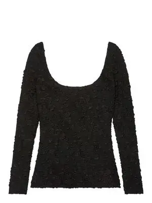 GIVENCHY Scoop-Neck Long-Sleeved T-Shirt