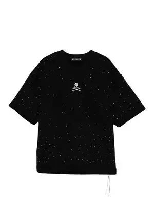MASTERMIND WORLD Skull-embellished T-shirt - Black