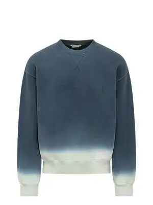 JW Anderson Embroidered-logo Sweatshirt - Blue