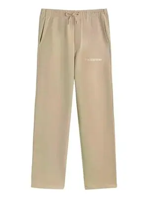 LES HÉRITIERS Logo-detail Trousers - Neutrals
