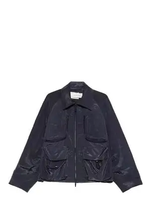 FENG CHEN WANG Cargo Pockets Jacket - Blue
