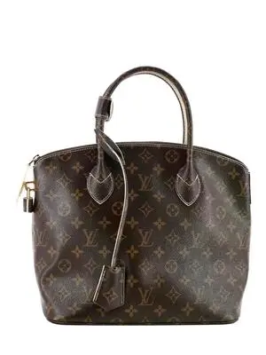 LOUIS VUITTON Lockit Handbag Monogram Fetish Canvas - Brown