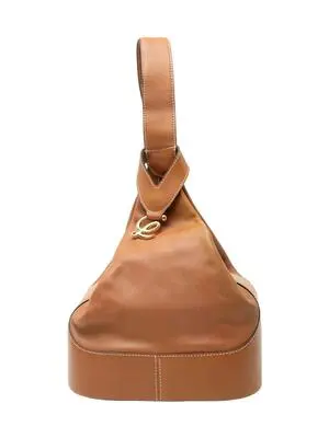 Loewe 1980-2020 Leather Anton Triangle Backpack - Brown
