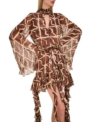 Alexis Amalia Mini Dress Sable