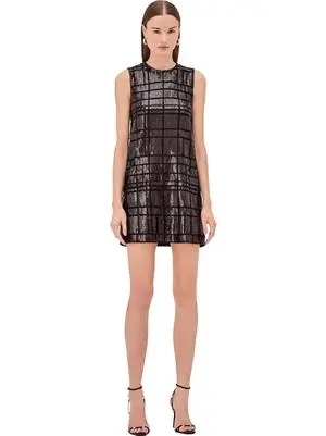Alexis Emani Sequined Mini Dress - Black