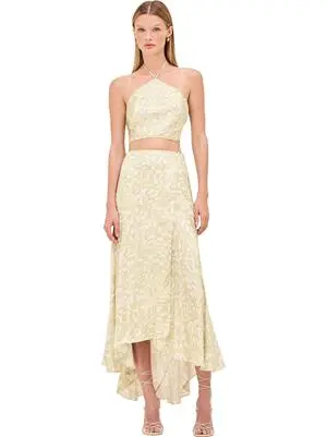 Alexis Alzena Skirt - Pistachio Mirage