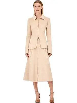 Alexis Jenny Midi Skirt - Dune