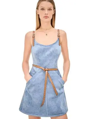 Alexis Kacen Mini Dress - Azure