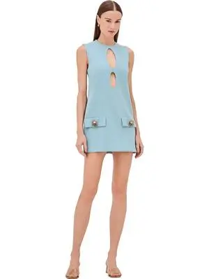 Alexis Alexis Krystle Cut Out Mini Dress Celeste