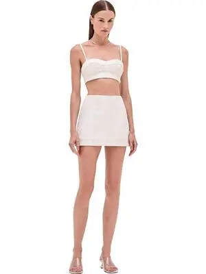 Alexis Kwon Mini Skirt - Silver