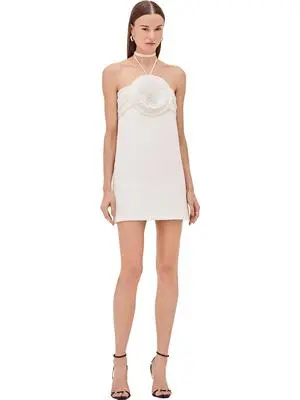 Alexis Liss Mini Dress With Embellishment - White