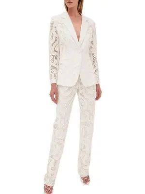 Alexis Pierre Lace Pants - Ivory