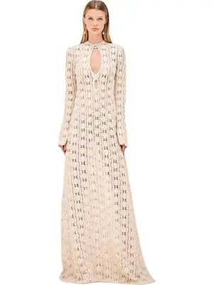 Alexis Niccola Maxi Dress - Beaded Macrame