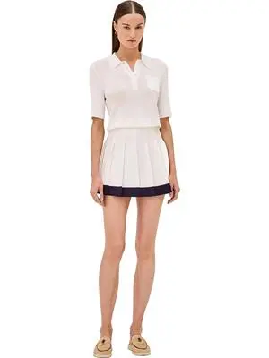 Alexis Paulo Polo Top - White