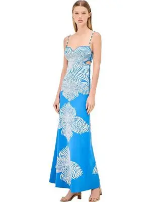 Alexis Rayana Midi Dress - Blue Bloom