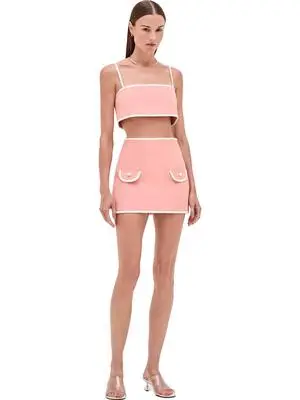 Alexis Rubino Mini Skirt - Melon