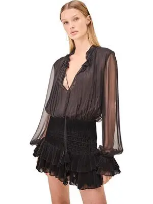 Alexis Sicily Mini Dress - Black