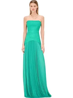 Alexis Sunniva Strapless Gown - Green