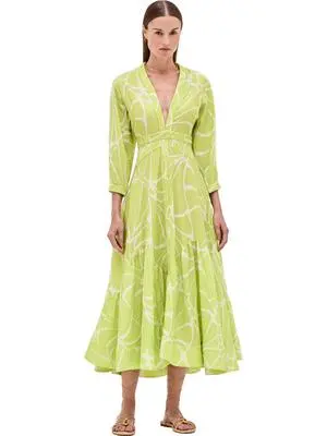Alexis Bimini Midi Dress Citron