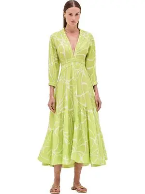 Alexis Bimini Midi Dress - Citron