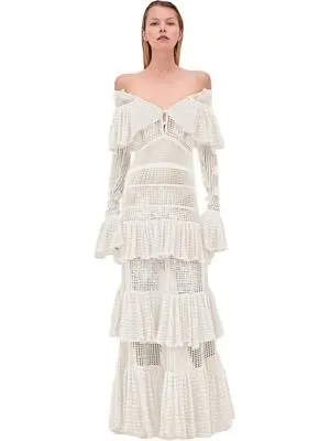 Alexis Carmen Knit Dress - Ivory