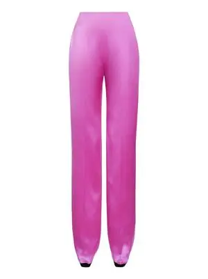 VALENTINO Tailored Silk-Blend Tapered Trousers