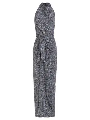 CORTANA Corallo Silk Maxi Dress