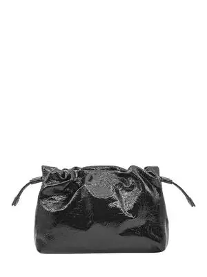 Studio Amelia Alexandra Petite Leather Pouch Black