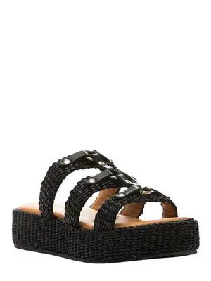 275 CENTRAL Sophia Platform Sandal - Black